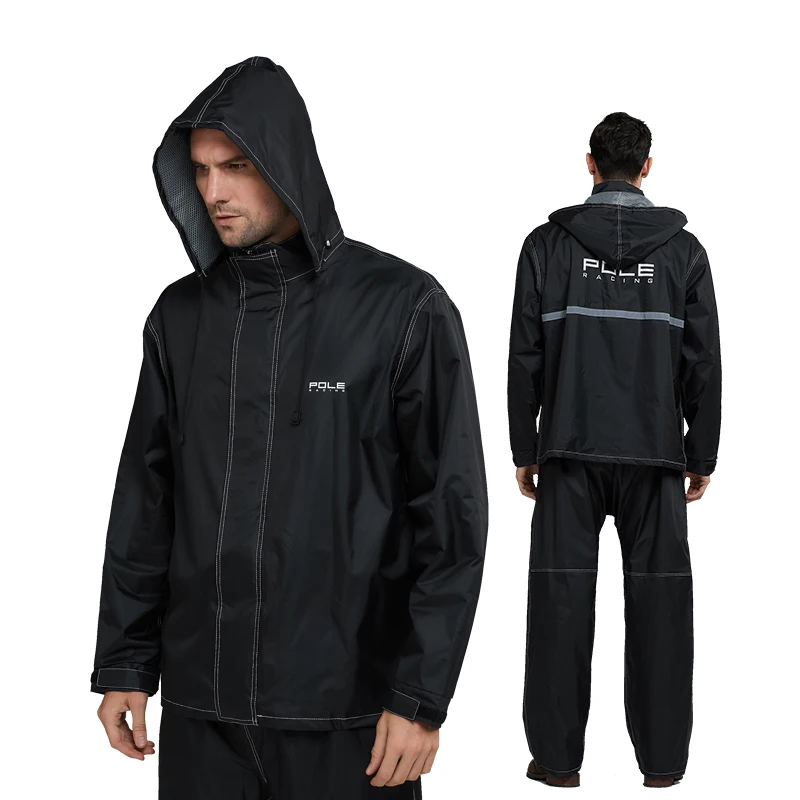 Rain-Suit-Waterproof-Cycling-Rain-Cover-Jacket-Trousers-Unisex-Hiking ...