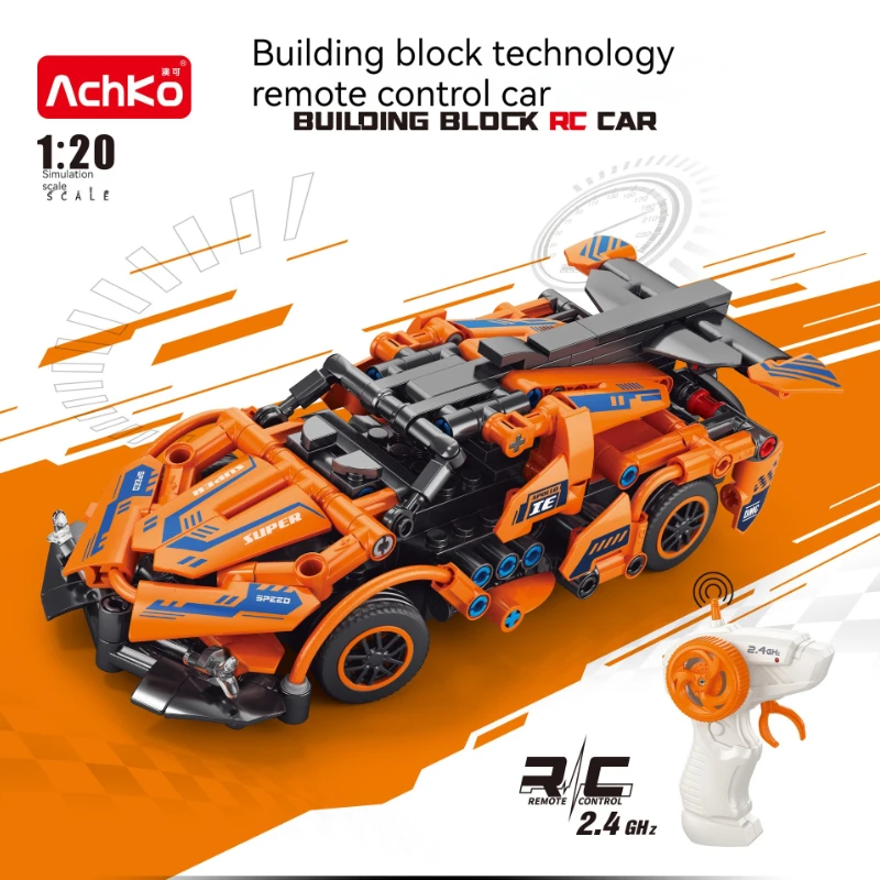 Technical-Sport-Car-Building-Blocks-Racing-Remote-Control-High-Tech ...