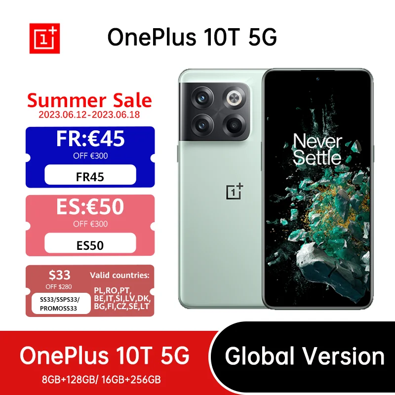 OnePlus-tel-fono-inteligente-10-T-5G-versi-n-Global-Smartphone-con-8GB ...