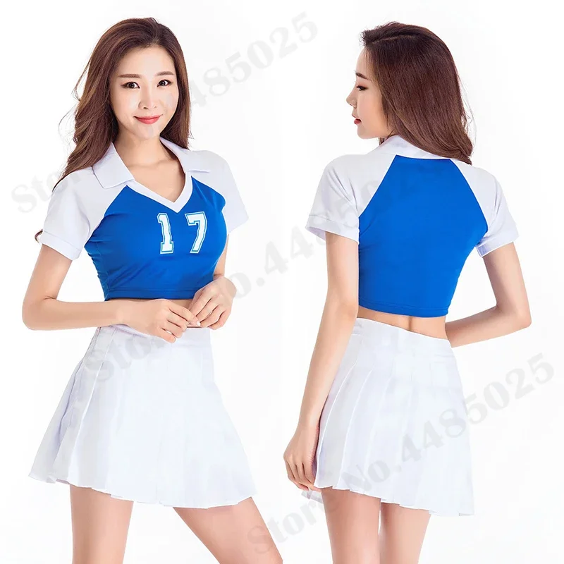 Women-Sexy-Lingerie-Gleeing-Cheerleader-Uniform-Schoolgirl-Cosplay ...