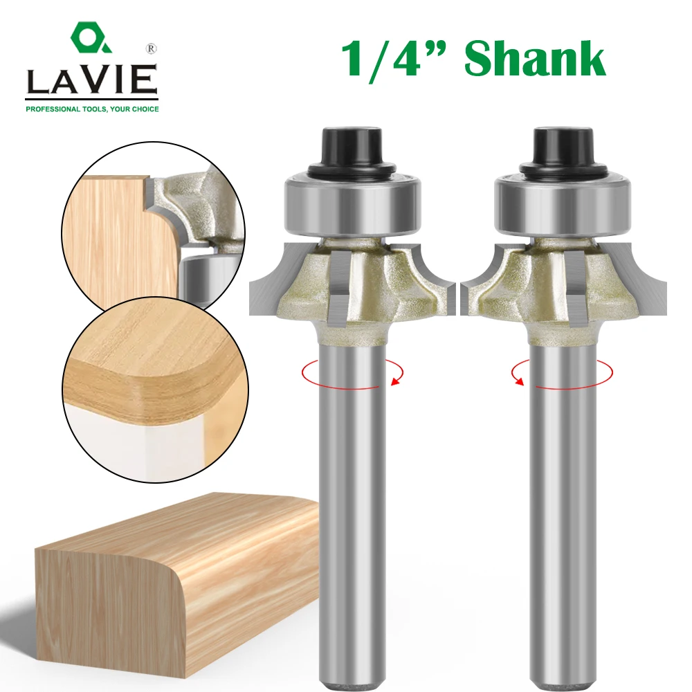 LAVIE-1pc-6mm-1-4-Shank-Z4-Corner-Round-Router-Bit-R1-R2-R3-Mill ...
