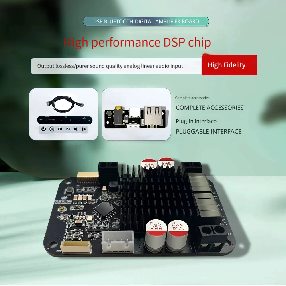 DSP-Bluetooth-5-0-Power-amplifier-board-electronic-frequency-division ...