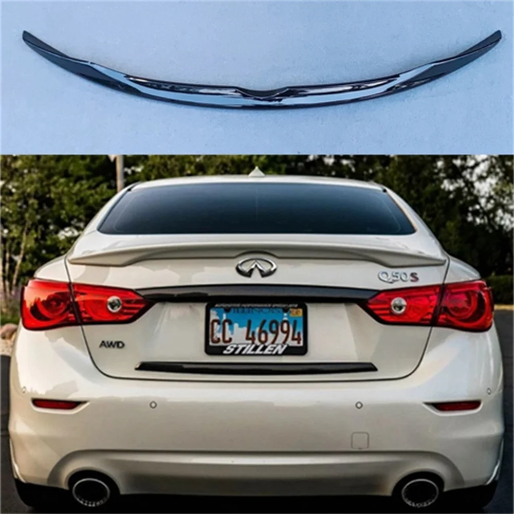 For-Infiniti-Q50-Q50S-Spoiler-ABS-Material-Car-Rear-Wing-Primer-Color ...