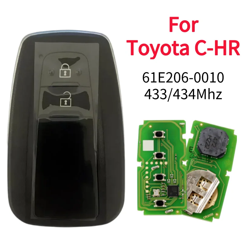Fo-toyota-C-HR-fernbedienung-2-taste-smart-key-control433mhz-board ...