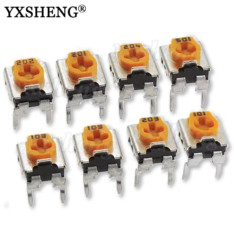10PCS-WH06-2C-Trimmer-Potentiometer100-200-500-1K-2K-5K-10K-20K-50K ...