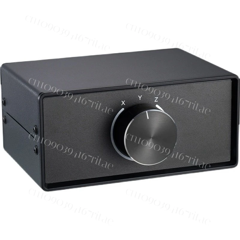 Mini 3 Way Audio Mechanical Switcher XLR Balanced Passive Selector ...