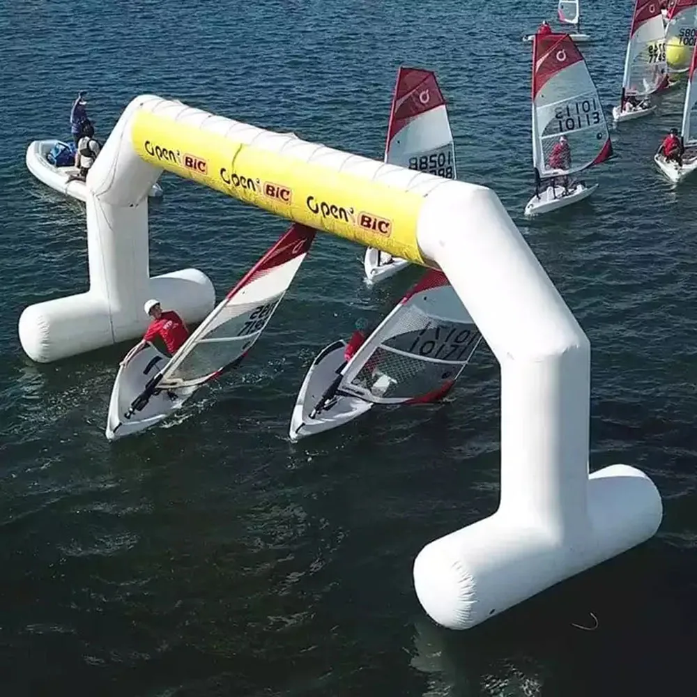 Airtight PVC Inflatable Floating Race Arch Start Finish Line Archway ...