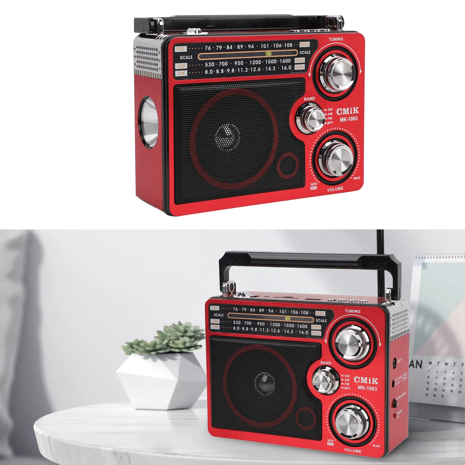Full Band Convenient Radio Portable Radio Receiver Multifunctional FM ...