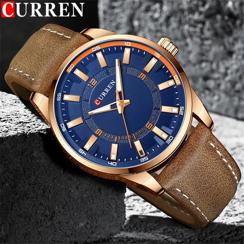 CURREN-Sport-Classic-Men-Watch-Top-Luxury-Brand-Gold-Blue-Military-Male ...