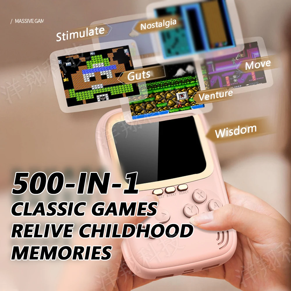 New-Dual-USB-10000Mah-Mini-Portable-Retro-Handheld-Game-Console-Power ...