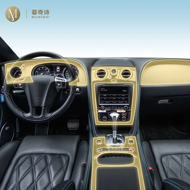 Pre cutting car Interior PPF paint protection film console Scratch ...