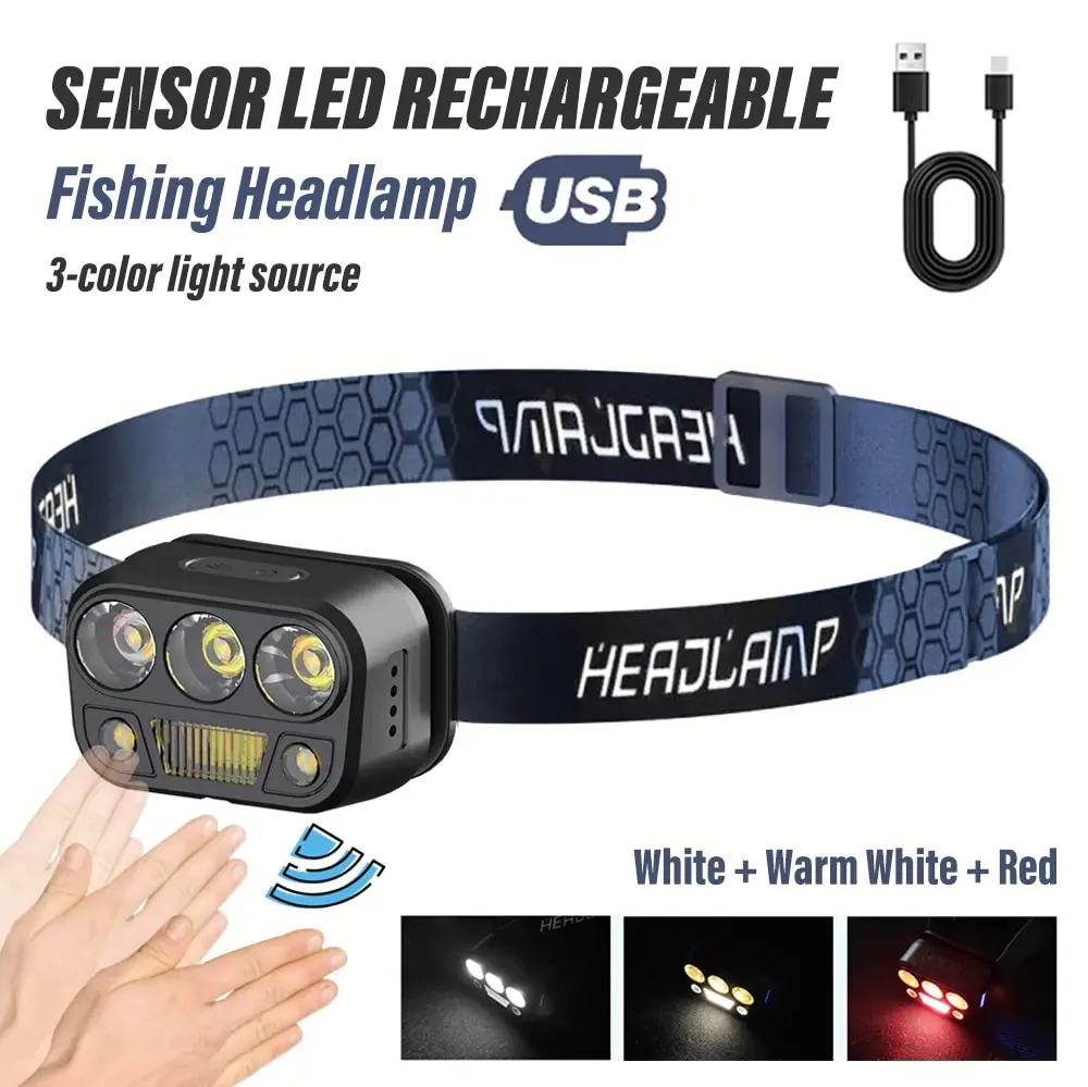Rechargeable-Induction-Fishing-LED-Headlamp-With-XPG-COB-Ultra-bright ...