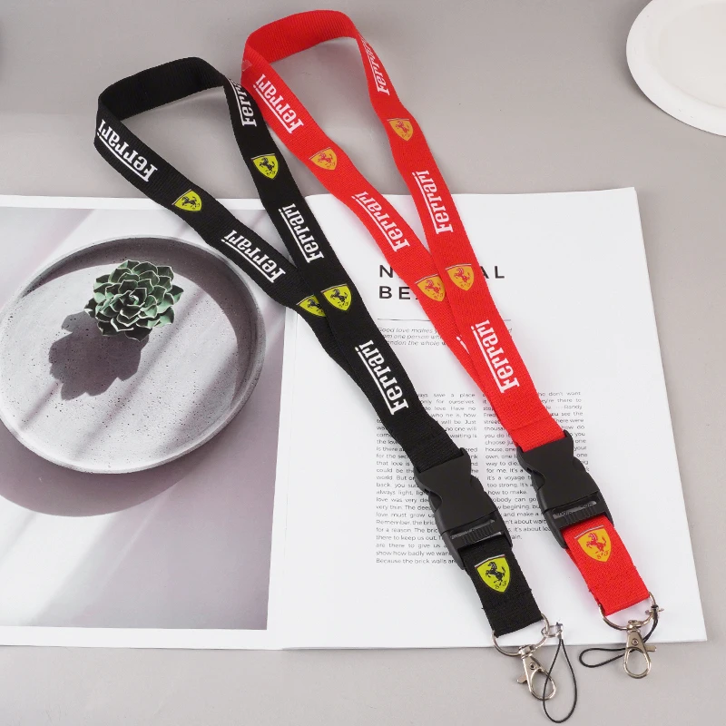 Car Lanyard Neck Cell Phone Strap ID Card Holder Hang Rope Key Chain ...