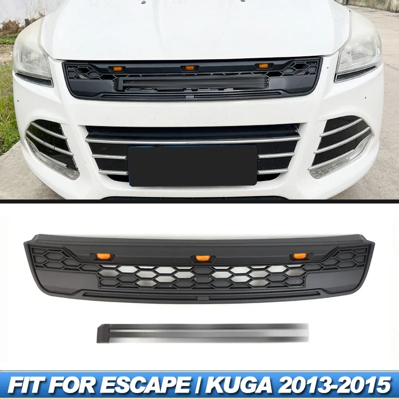 Applicable-to-Ford-Escape-Kuga-2013-2015-grill-with-LED-light ...