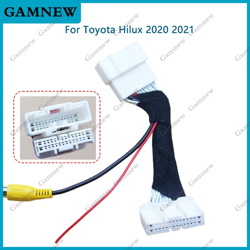 Car-Rear-view-camera-retention-cable-adapter-for-Toyota-Hilux-2020-2021 ...