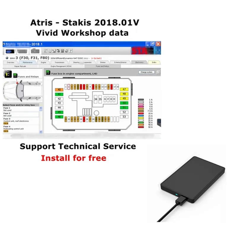 2023 Hot Vivid Workshop Data 2018.01v with Atris Technik, Repair ...