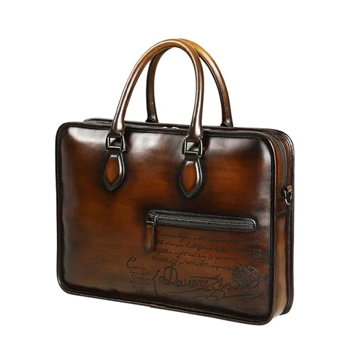 Luxury-Brand-Men-s-Briefcases-Italian-Genuine-Learther-French-Designer ...