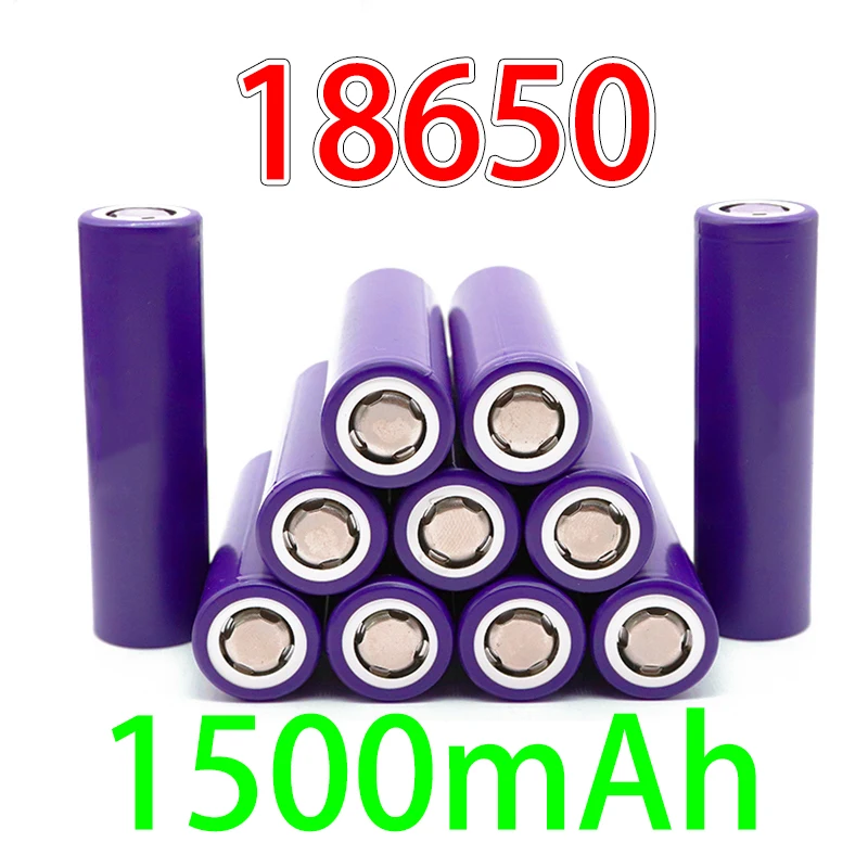 Original-New-18650-3-7V-1500mAh-Rechargeable-lithium-battery-for-Light ...