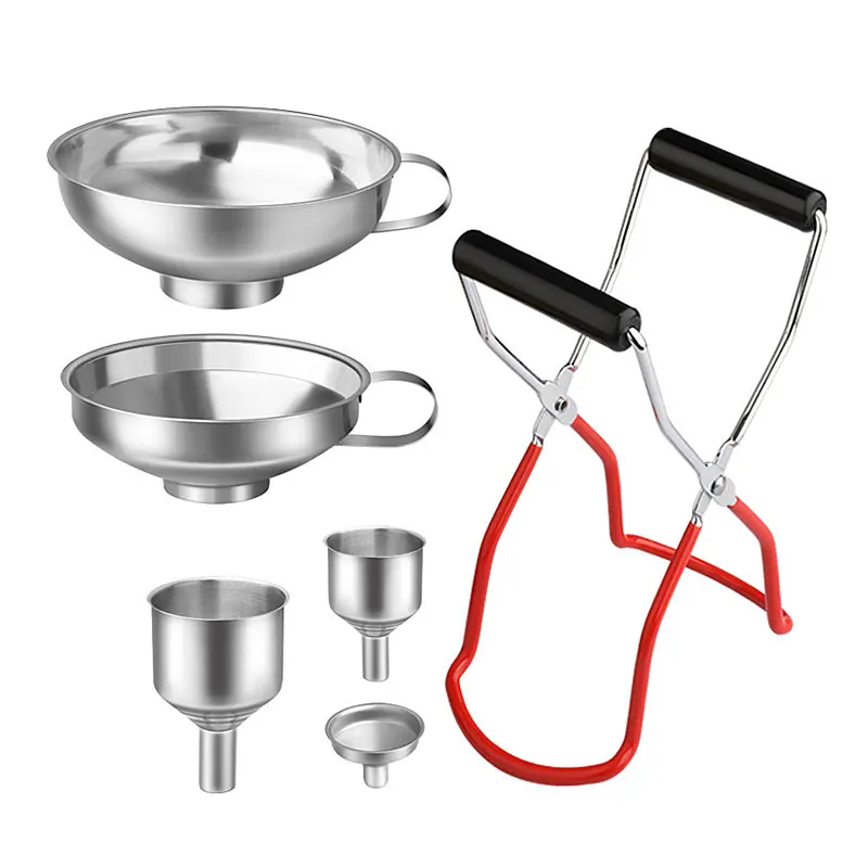 A-o-inoxid-vel-Canning-Funnels-Canning-Jar-Lifter-Tong-para-transferir ...