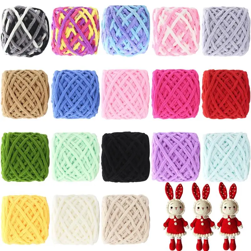 100g/Ball Super Soft Acrylic Cotton And Polyester Blend Cotton Yarn DIY ...