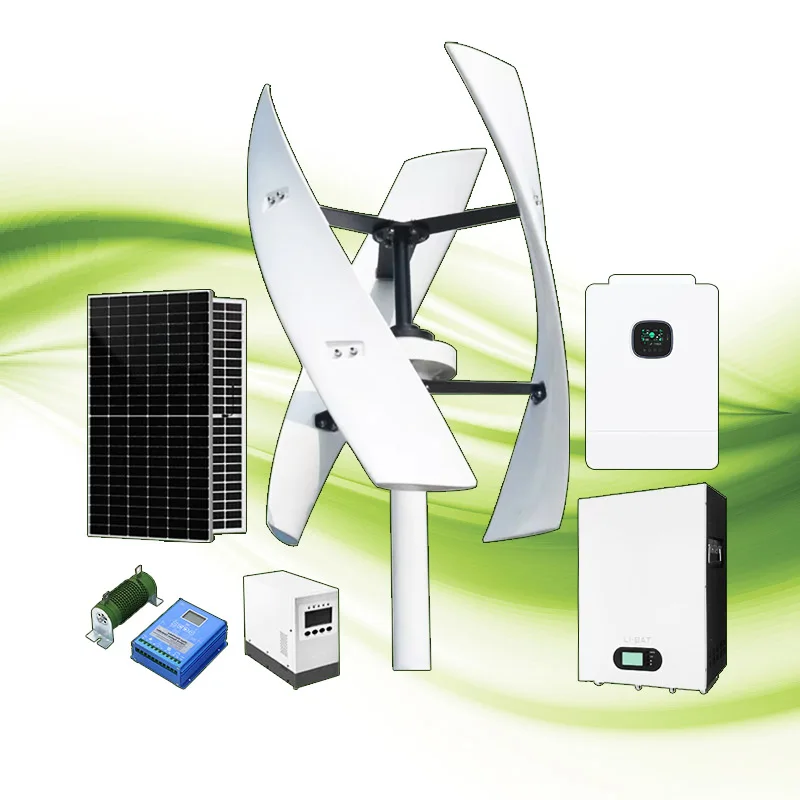 5KW 10KW Wind Turbine Power Generator and 5KW Solar Panels Hybrid Power ...