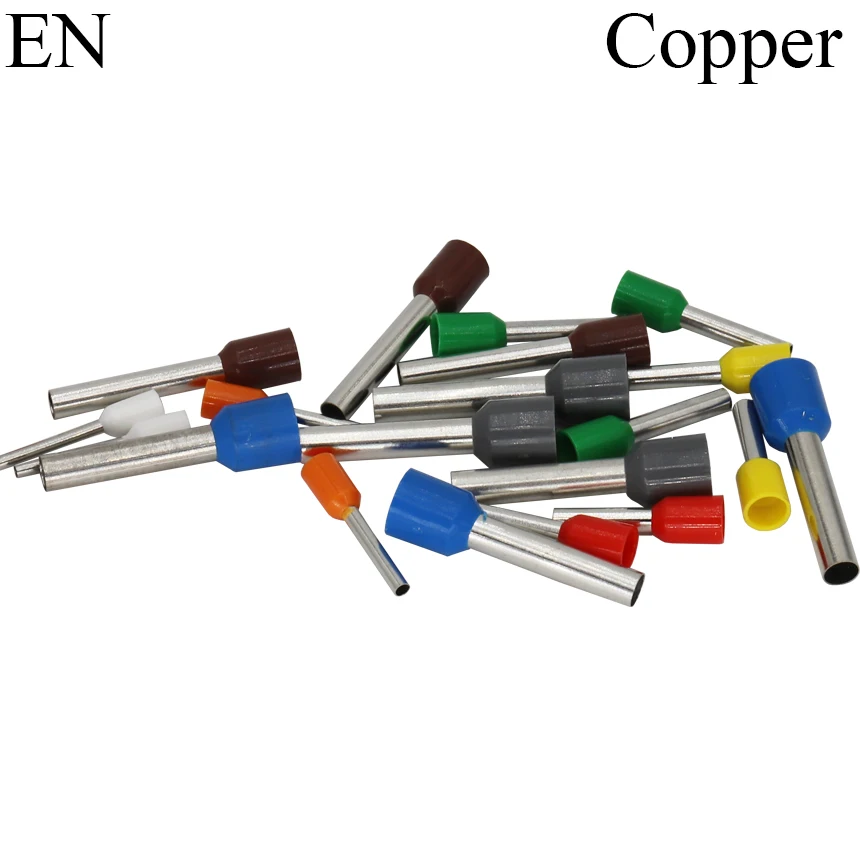 E-VE-Cobre-Fio-El-trico-Friso-Manga-Tubular-Conector-Do-Tubo-Isolados ...