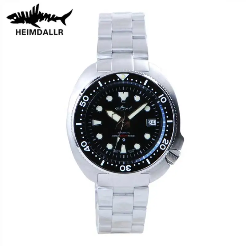 HEIMDALLR-Turtle-6105-Mens-Diving-Watch-Black-Dial-Sapphire-NH35A ...