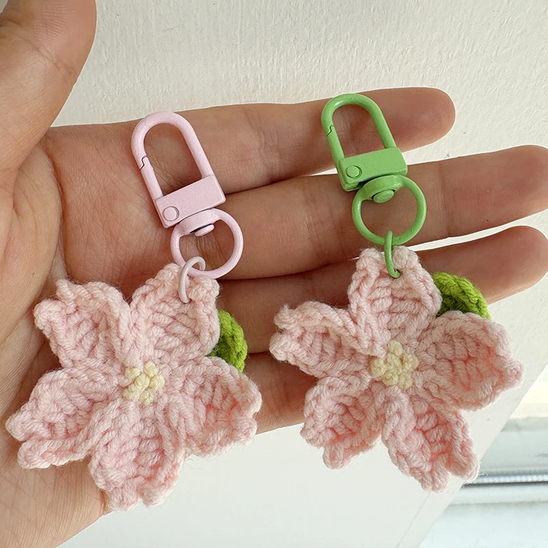Crochet Bag Charm Flower: The Perfect Handmade Touch for Your Purse and ...