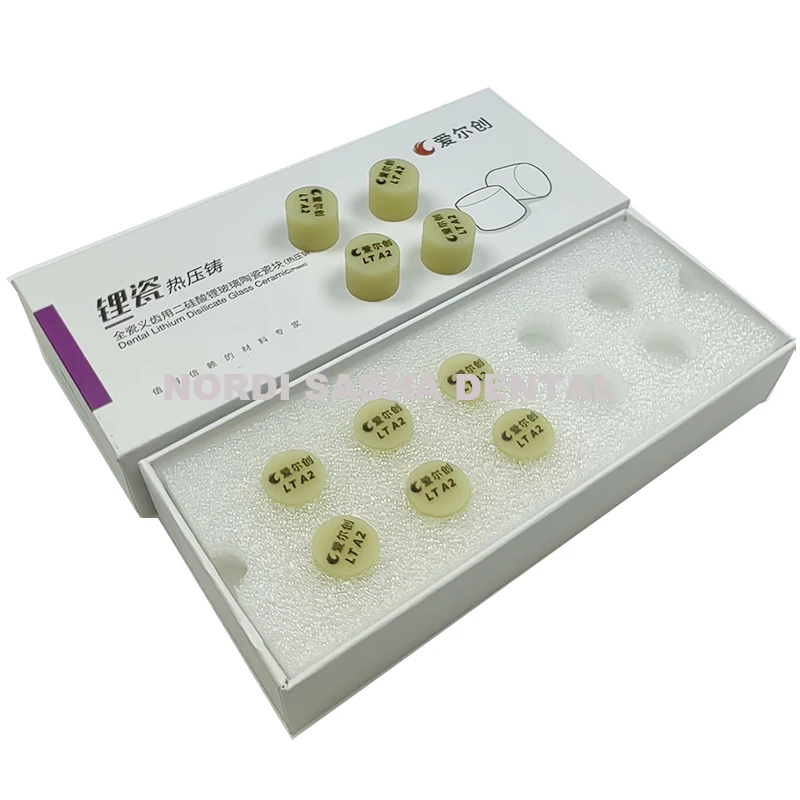 10Pcs-Box-Upcera-Emax-Press-Ingots-Glass-Ceramics-Blocks-Dental ...