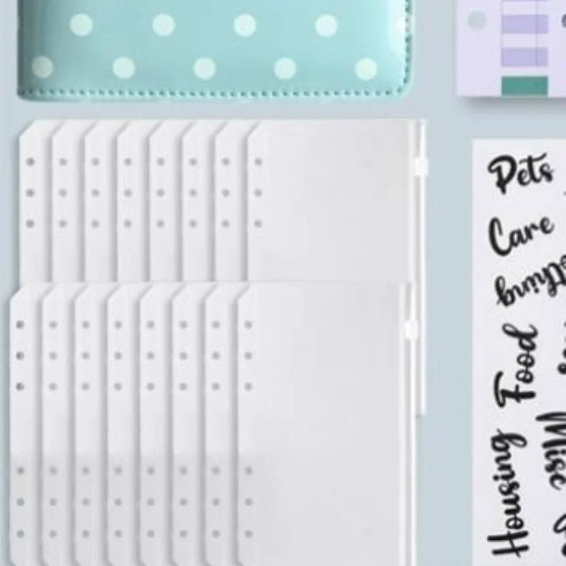 New A6 PU Leather Notebook Binder Refillable 6 Ring Budget Binder For ...