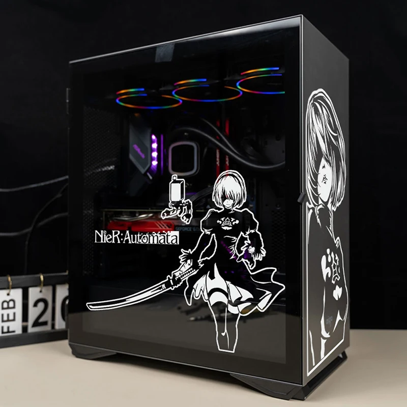 Anime-remov-vel-imperme-vel-adesivo-atx-gaming-pc-caso-adesivos-mid ...