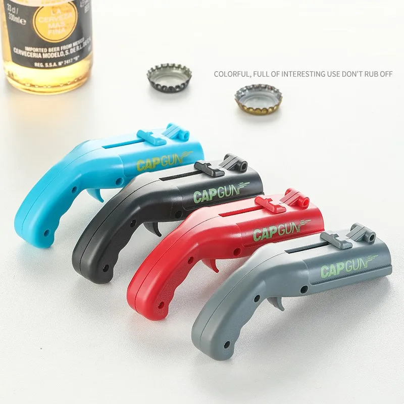 Portable-Cap-Gun-Beer-Bottle-Opener-Beverage-Drinking-Opening-Gun-Cap ...