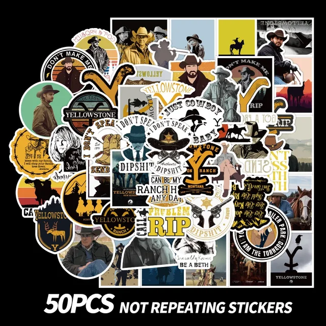 Cowboy Stickers Gothic Cowboy Cat Sticker | TeePublic