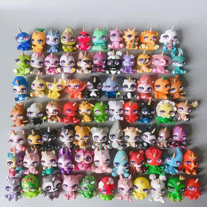 4-6cm cartoon popsie slime unicorn action figure toy kids collection ...