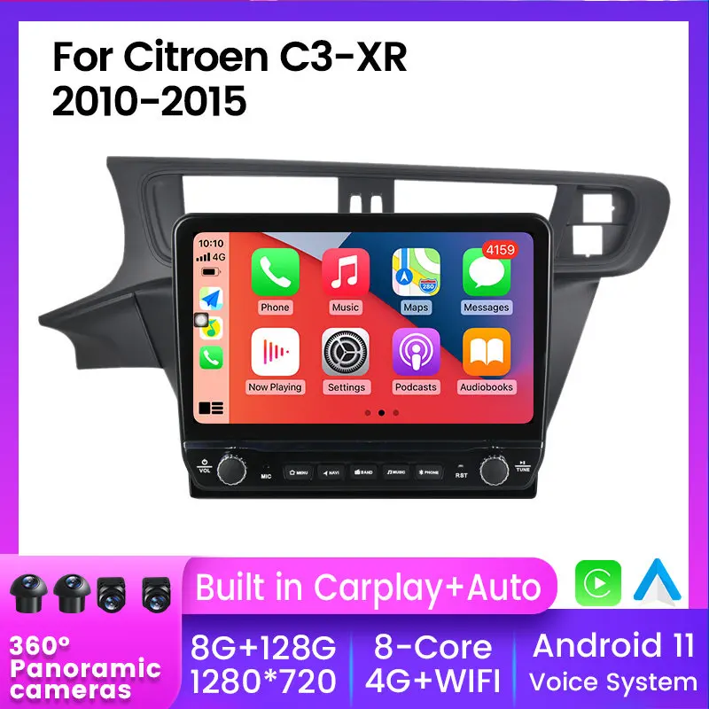 Android 11 For Citroen C3 Xr 2010 - 2015 Car Radio Multimedia Player Navigation Gps 4g Dsp No ...