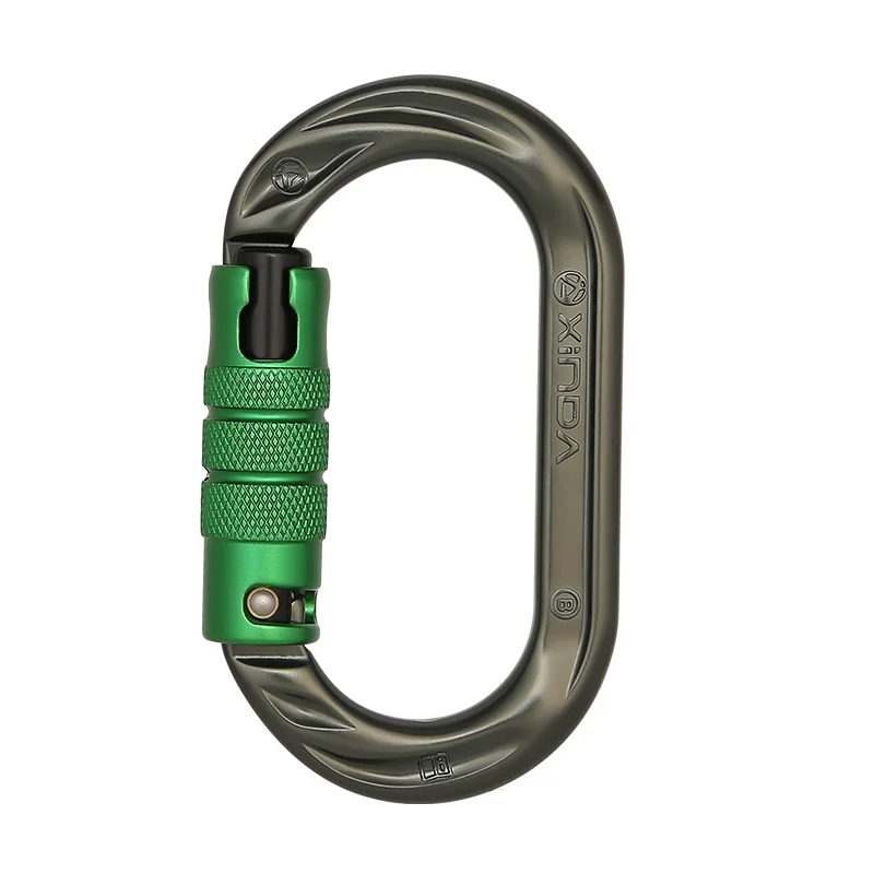 Outdoor-Carabiner-24kN-High-Strength-7075-Aluminum-Oval-Hook-O-shape ...