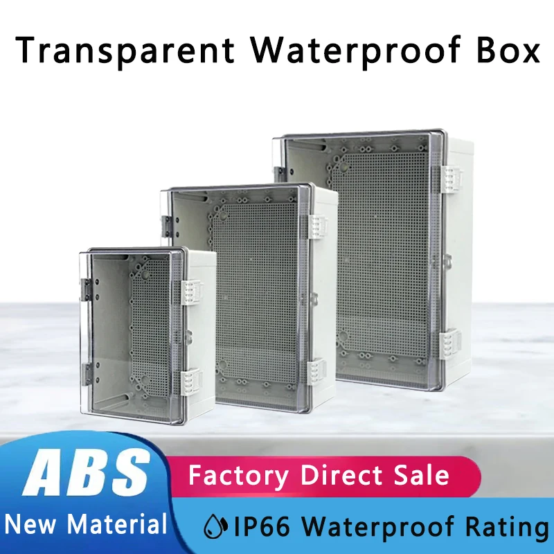 IP66-Waterproof-Transparent-Cover-Enclosure-Juction-Box-ABS-Plastic ...