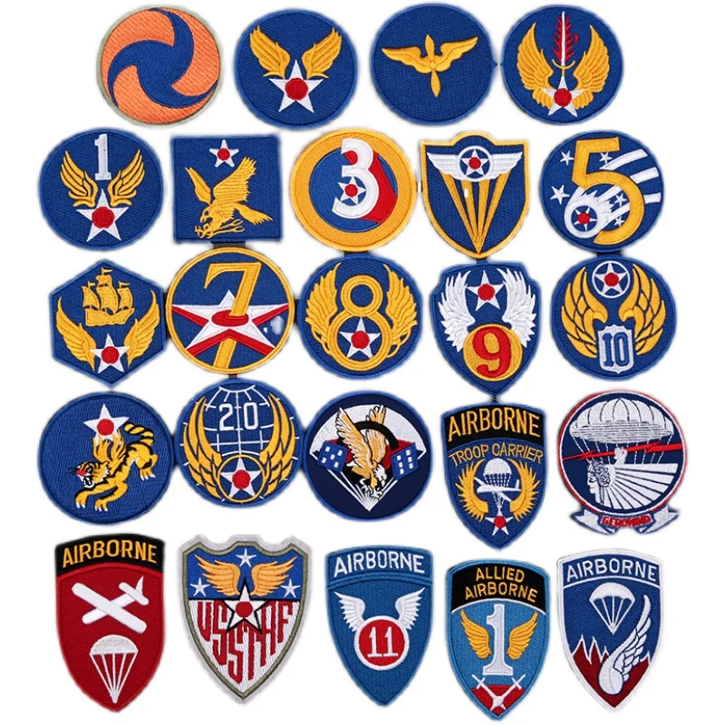 WW2 US Army Air Force Tactical jacket embroidery Patch MULTIPLE STYLES ...
