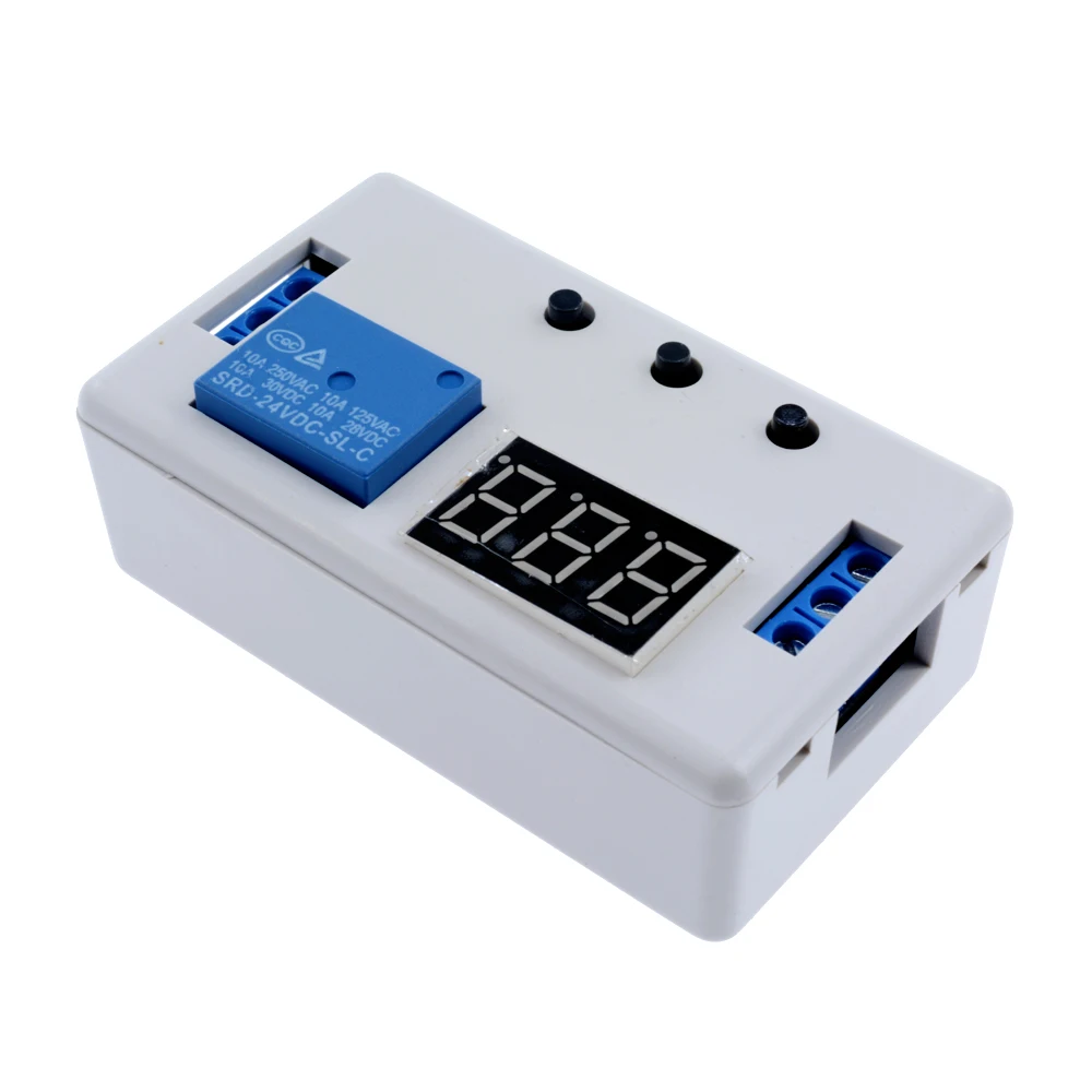 Dc 12v 24v Time Delay Relay Led Digital Automation Timer Control Switch Timing Relay Module Plc ...