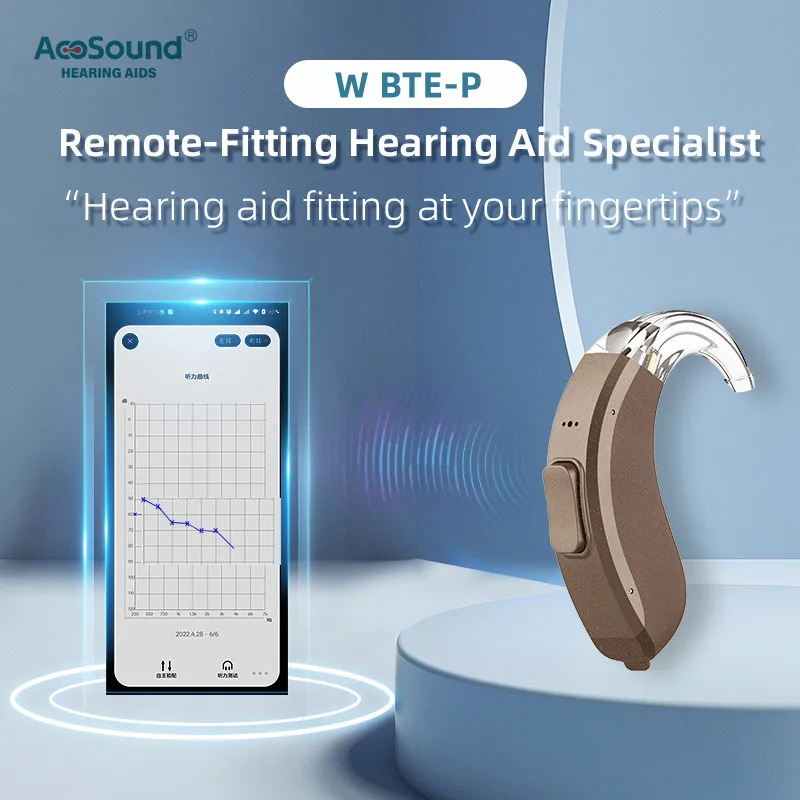 AcoSound 16 Channel 120dB Bluetooth Self-Fitting Digital Hearing Aids ...