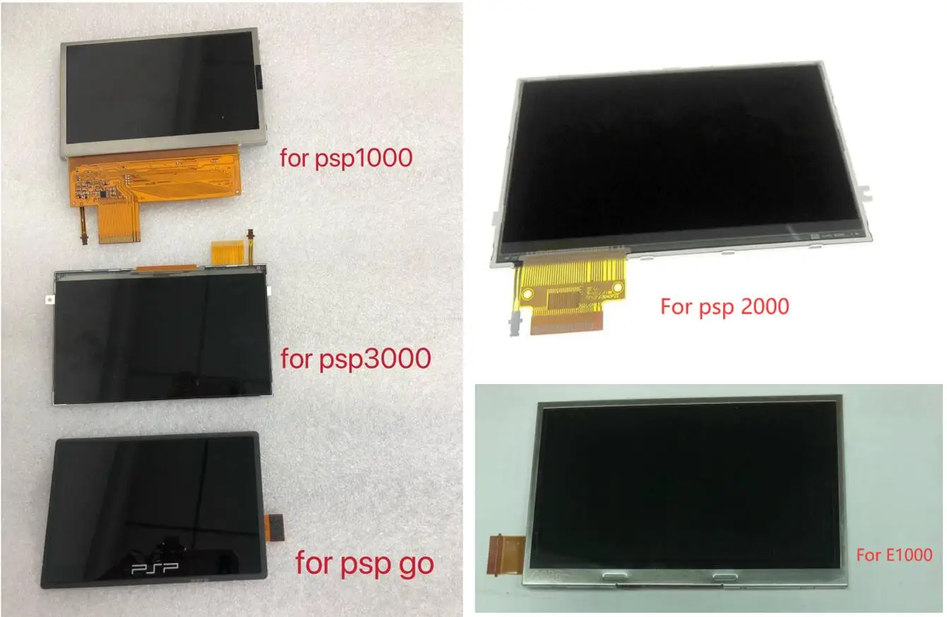 For Psp 1000 2000 3000 Go E1000 Psp1000 Psp3000 Lcd Screen For Psp Go ...