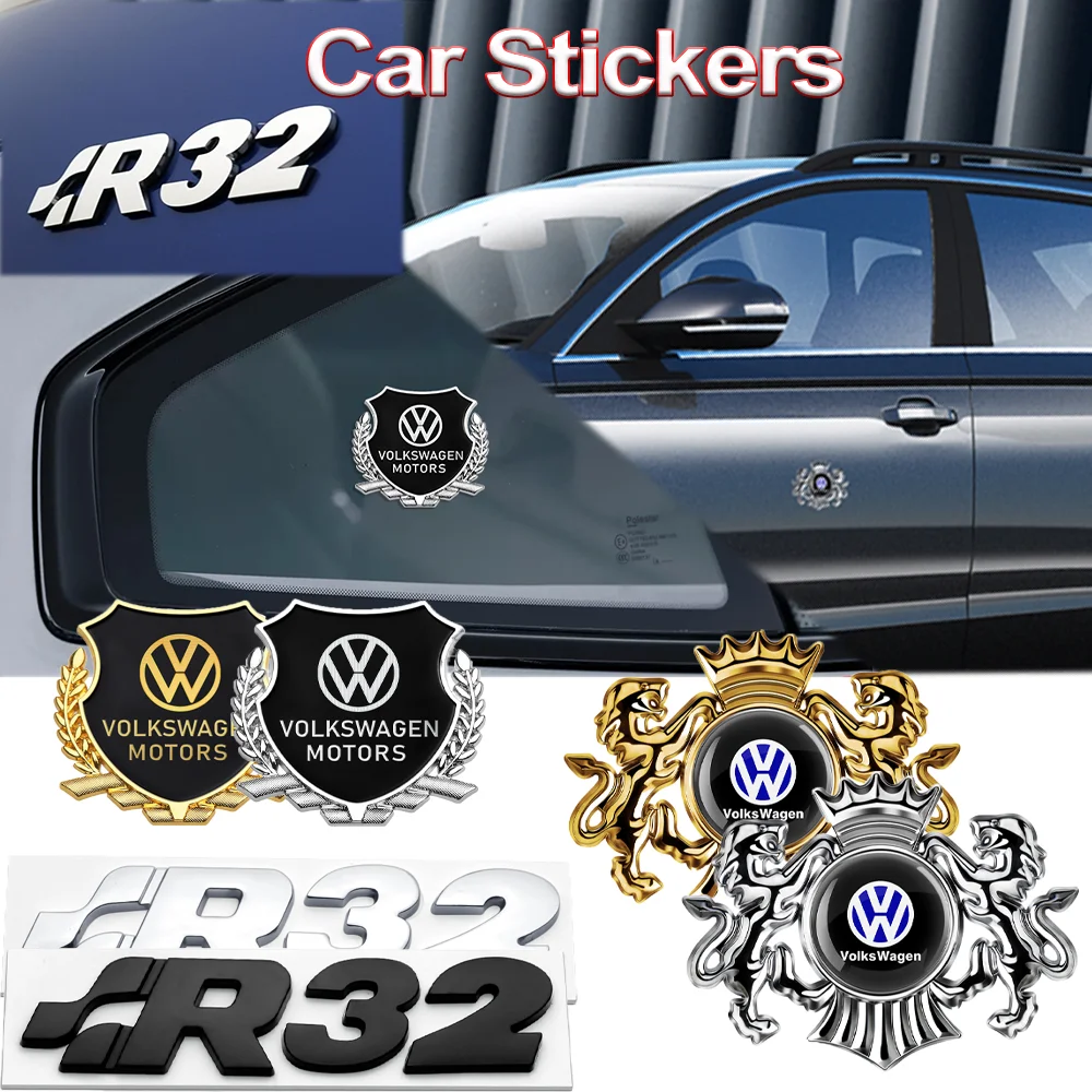 1PCS-Black-Sliver-3D-Metal-Car-Emblem-Rear-Trunk-Side-Window-Body ...