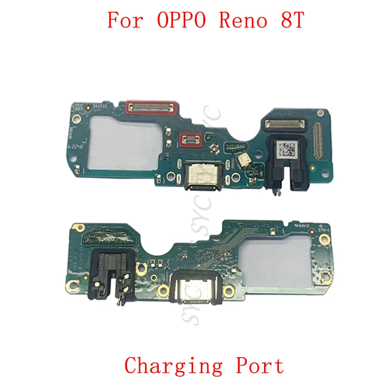 Original USB Charging Connector Port Board Flex Cable For OPPO Reno 8T Charging Port Repair Parts