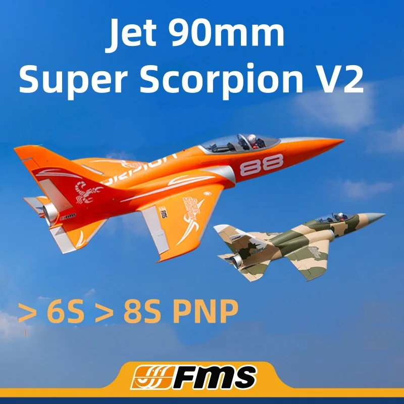 FMS EDF Jet 90mm Super Scorpion V2 PNP - AliExpress 26