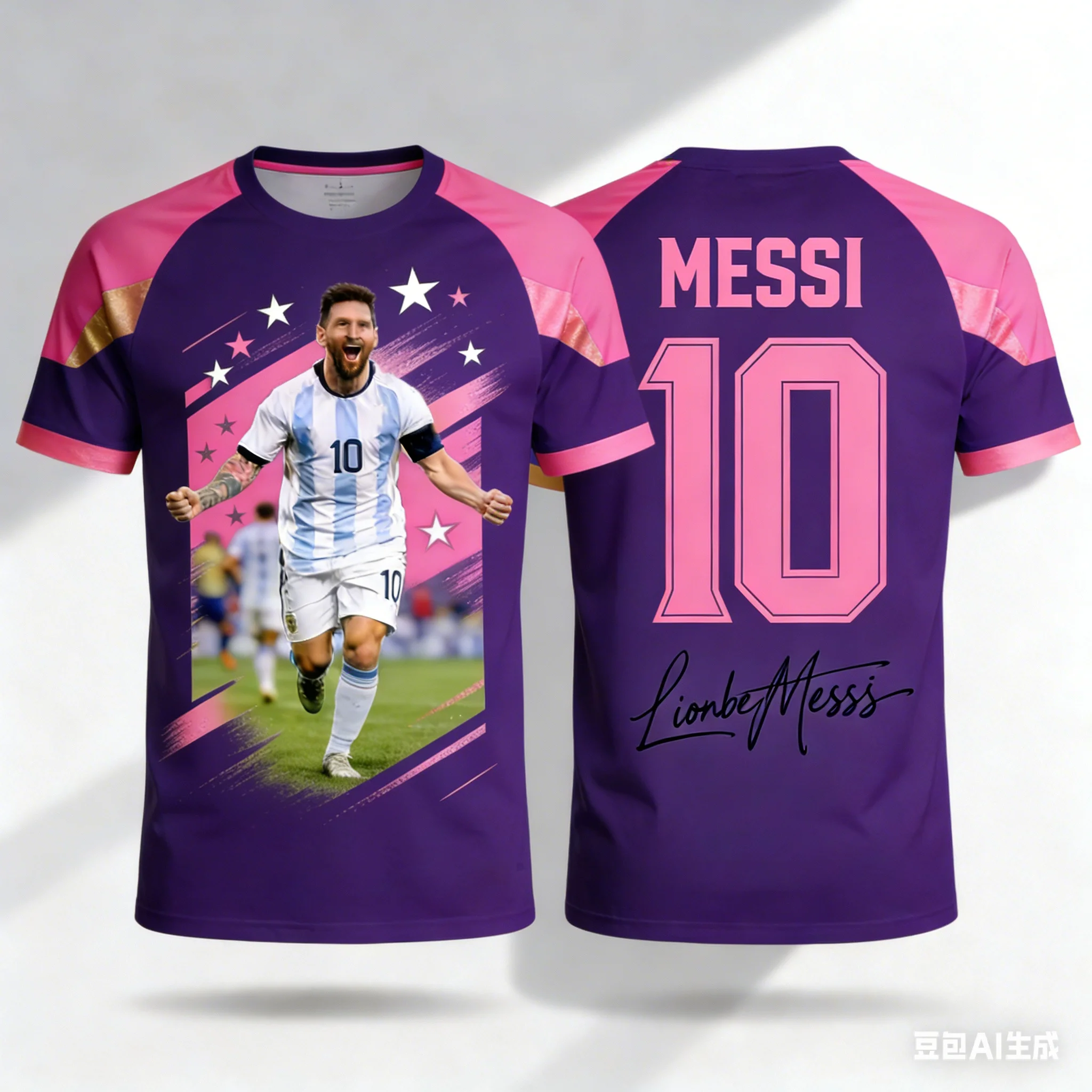 2026 Messi #10 AI Soccer Jersey for Kids and Adults Stylish and ...