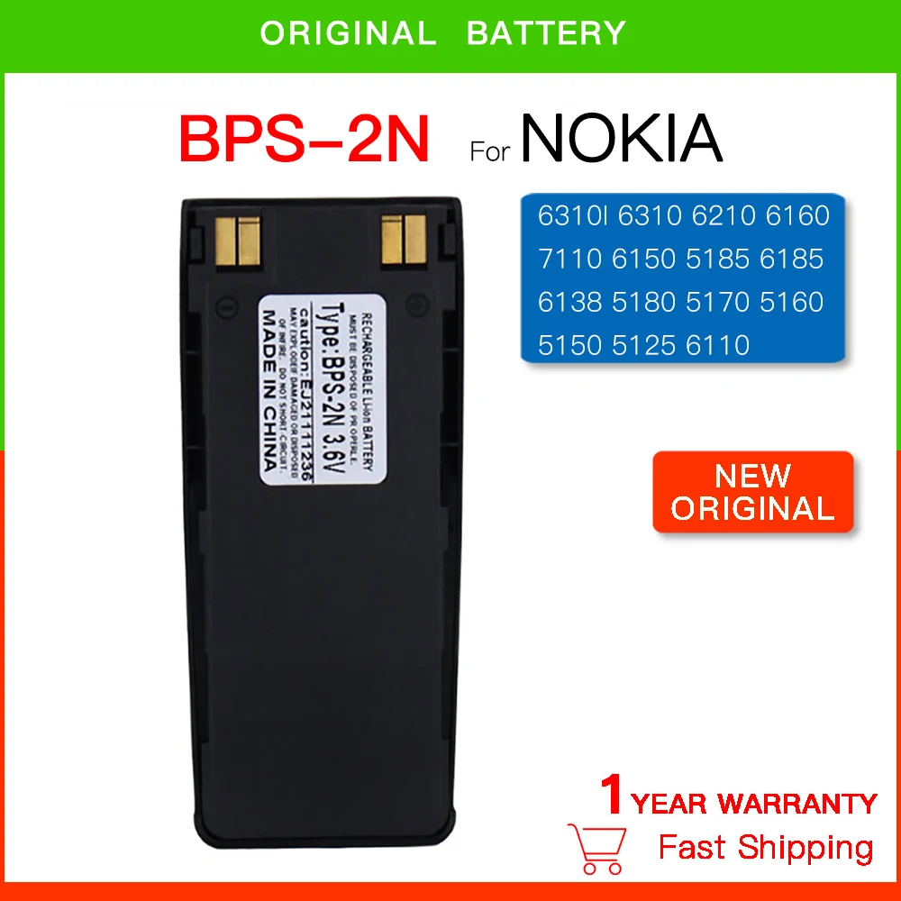 New-Replacement-Battery-For-Nokia-BPS2-BPS-2-BPS-2N-6310I-6310-6210 ...