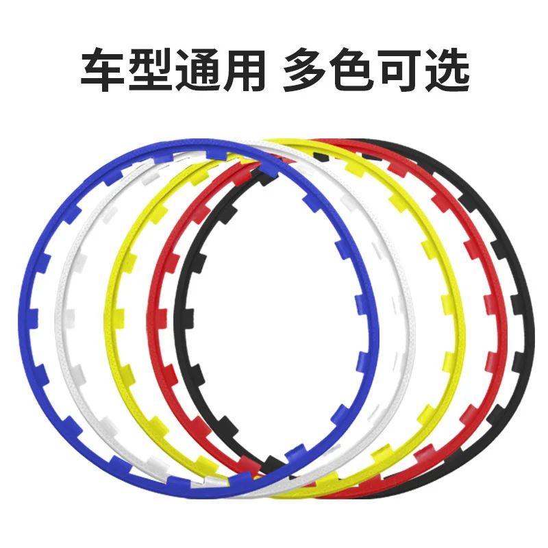 For-Tesla-Model-3-Y-4-Color-Car-Wheel-Guard-Rim-Protecting-Trim-Ring-16 ...