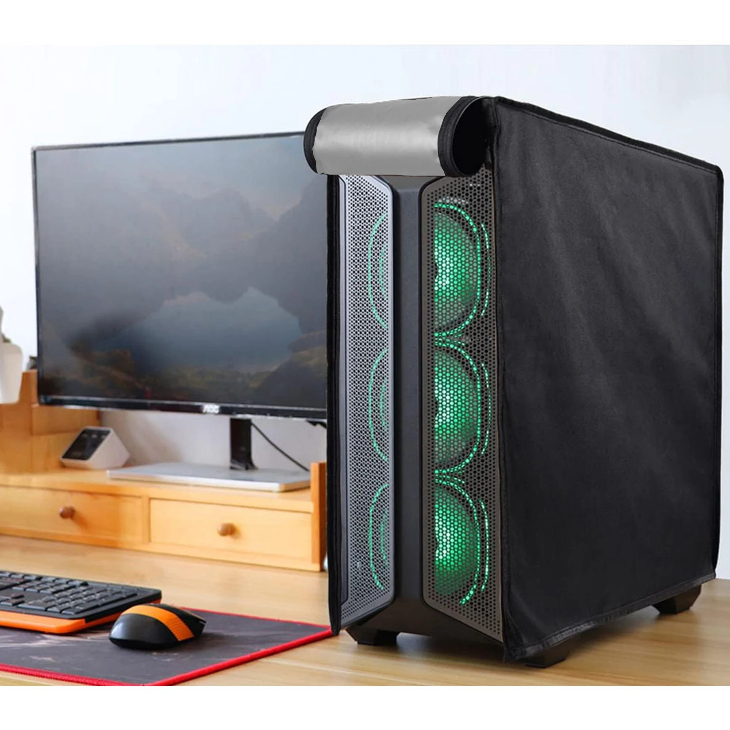 PC-Computer-Dust-Cover-Mid-Tower-Protective-Cover-Heavy-Duty-Host-Dust ...