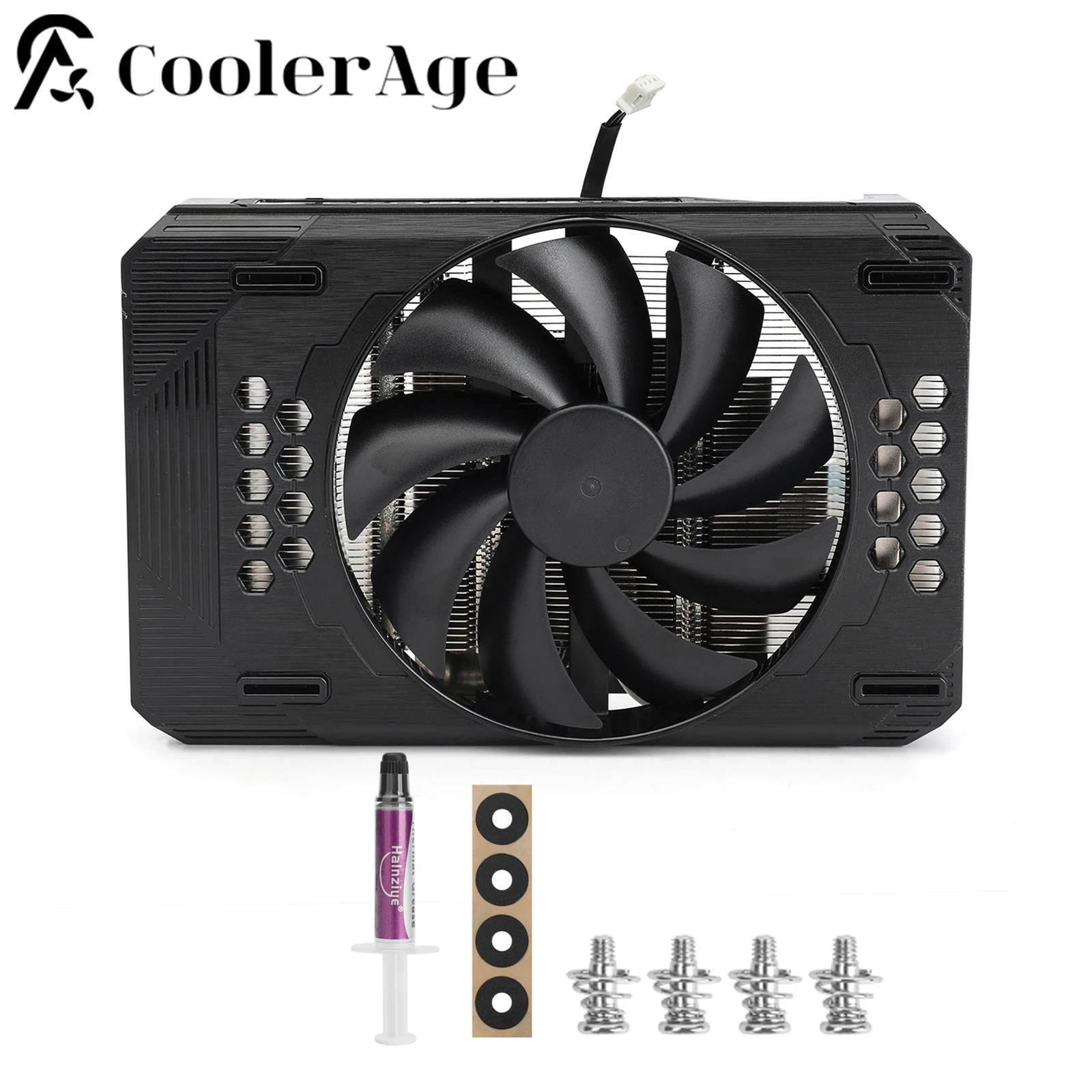 For-Retrofit-NVIDIA-RTX-A4000-Graphics-Card-Cooler-Heat-Sink-New-PNY ...