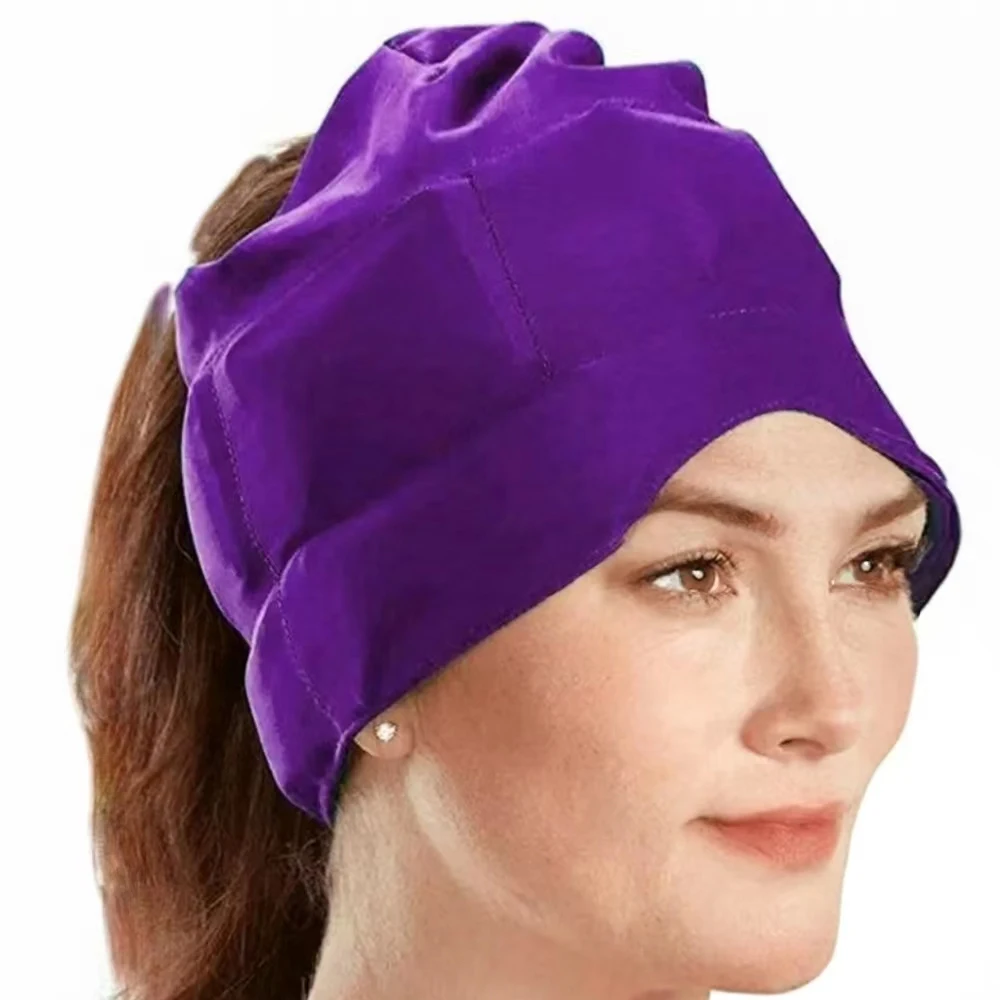 Headache and Migraine Relief Hat Ice Mask Or Cap Used For Migraines And ...
